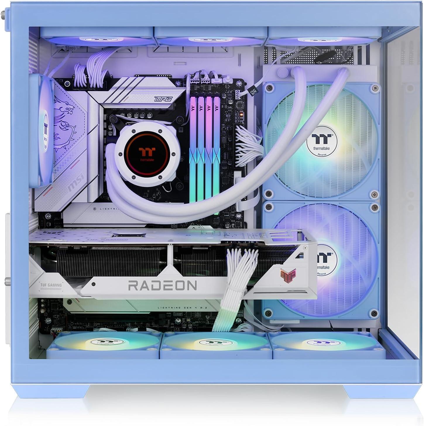 Thermaltake View 380 TG ARGB Hydrangea Blue – Specifications, Performance, Price History & Gallery